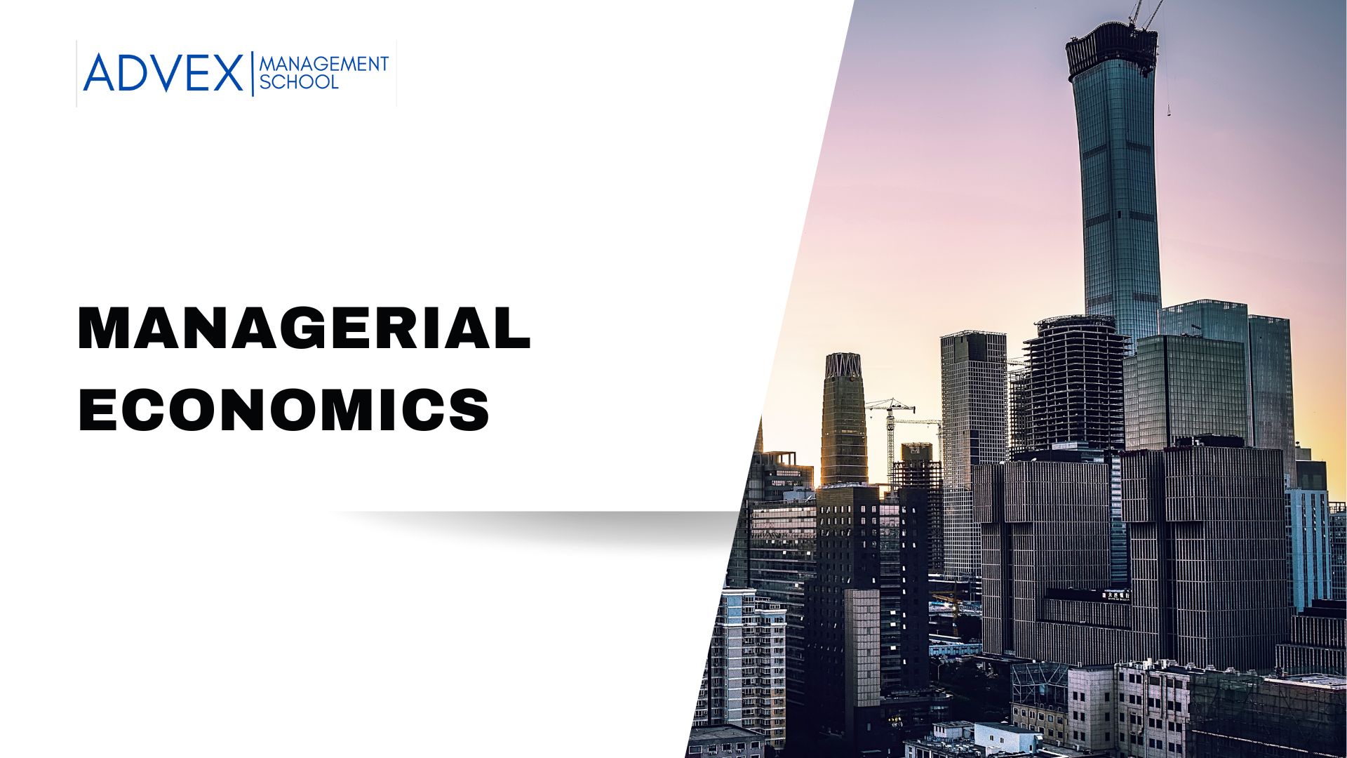 Course categories | ADVEX